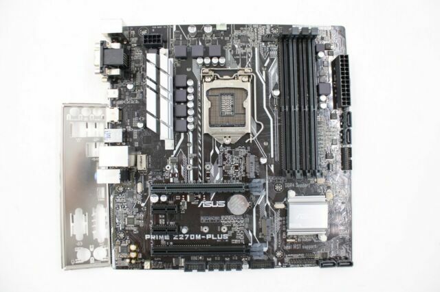 ASUS Prime Z270M-PLUS LGA 1151 Micro-ATX DDR4 Intel Z270 Motherboard ...