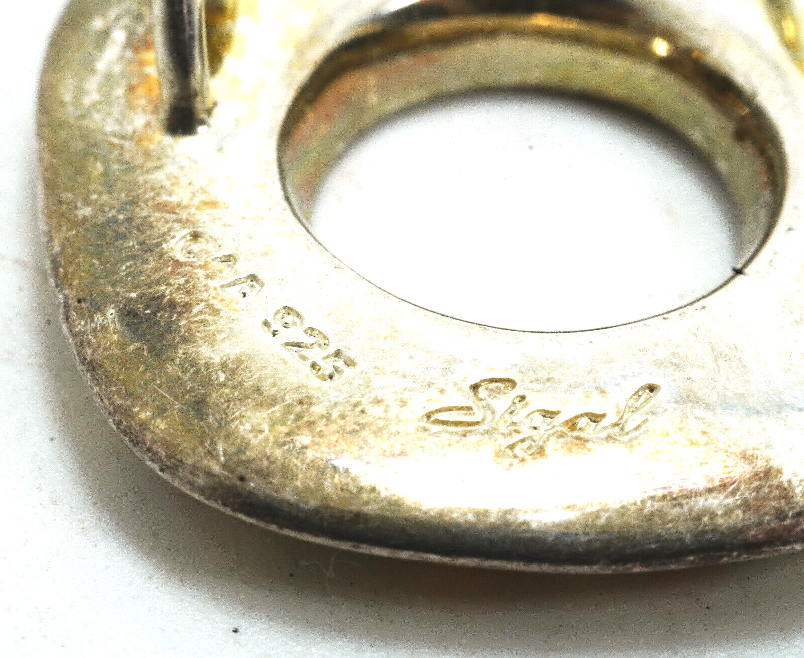 David Sigal Sterling Silver & Leopard Pattern Enamel … - Gem