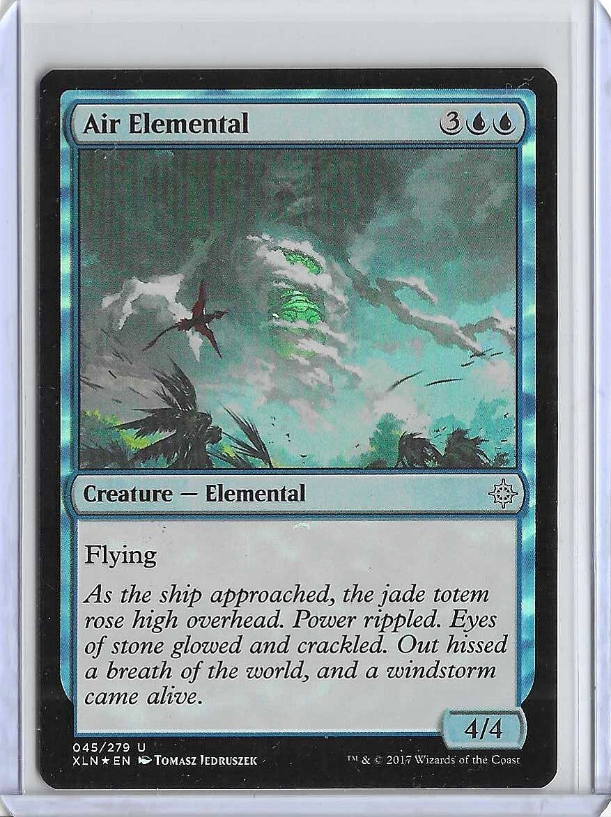 MTG Air Elemental FOIL Ixalan (XLN) Uncommon Magic Card #045/279 ...