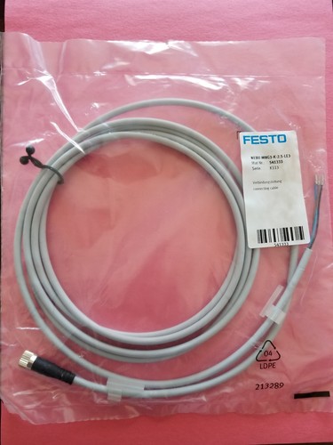 Festo 541333 NEBU-M8G3-K-2.5-LE3 Connecting Cable | eBay