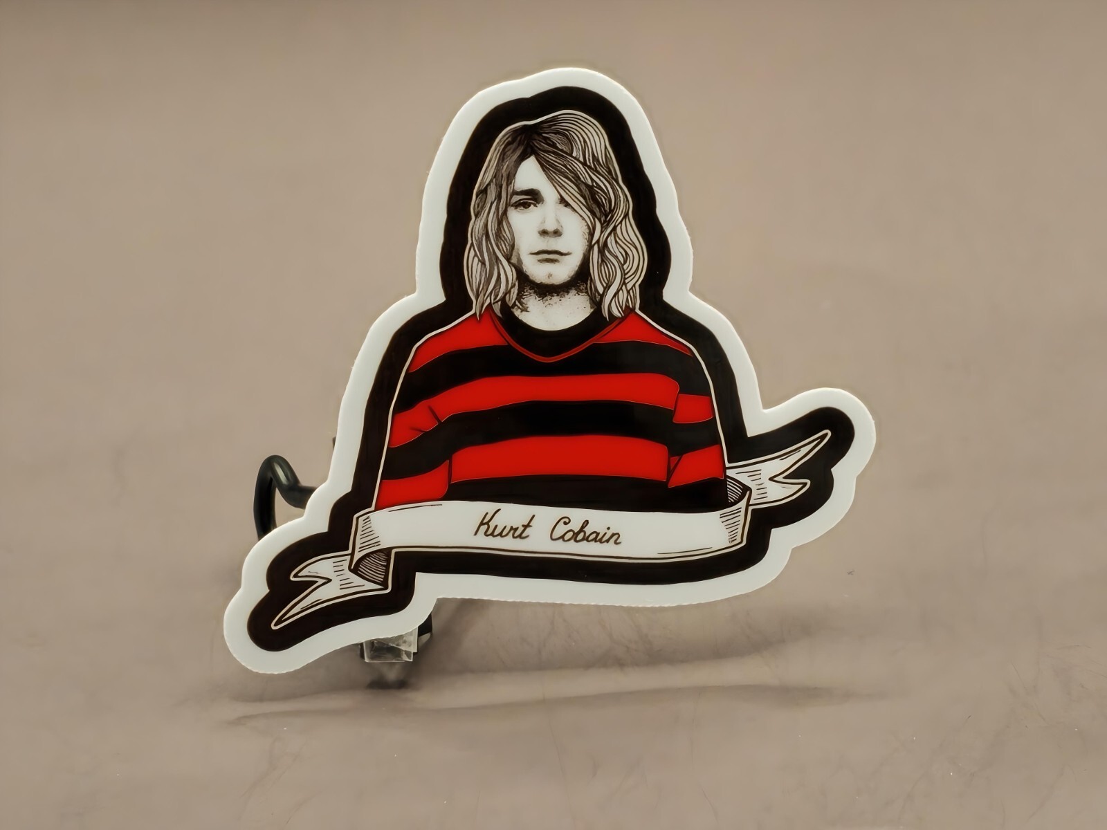 Nirvana Kurt Cobain Inspired Stickers Alternative Grunge Rock Smiley ...