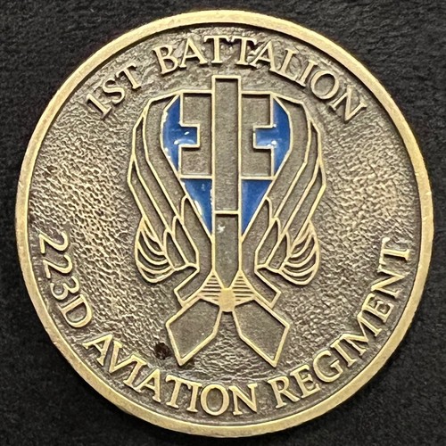 1st Battalion 223D Aviation Regiment Spartans Challenge Coin | eBay
