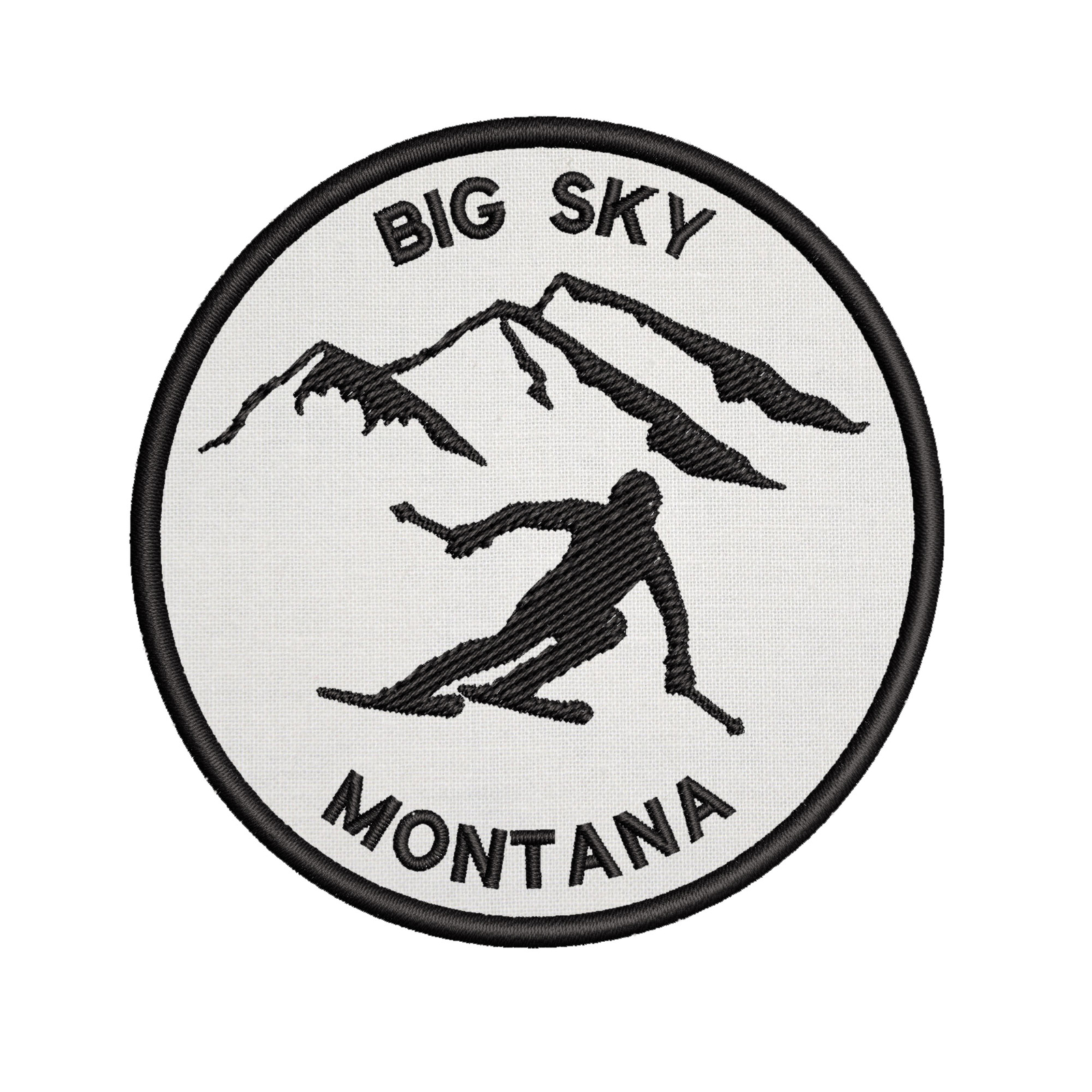 Big Sky, Montana Ski Resort Patch Embroidered Iron-on Applique Sports ...
