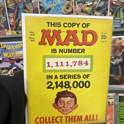 Mad Magazine #123 December 1968 Vintage • MA-3 • | eBay