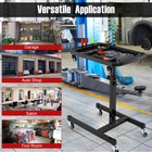2-in-1 Rolling Tool Tray w/ Detachable Part Tray Portable Mechanic Tool ...