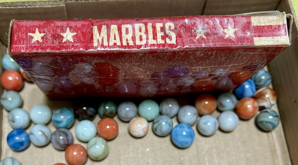 Vintage Marbles With Old Box | eBay