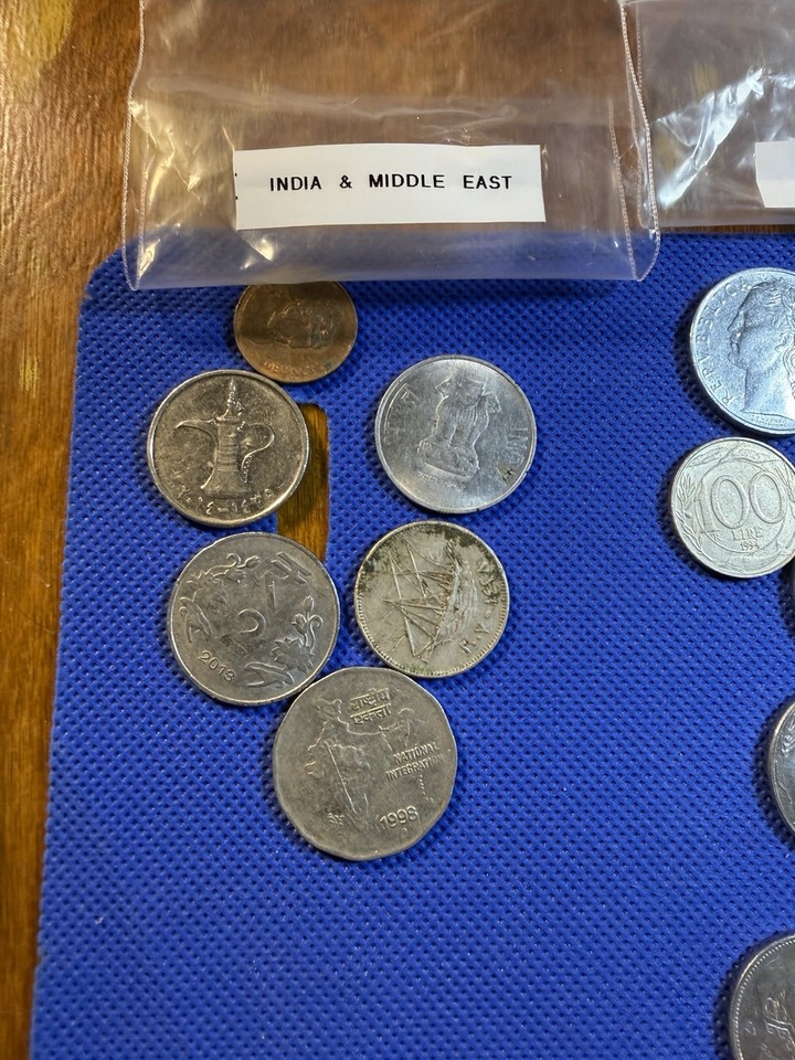 World Coins Mixed Bulk Lot. 95 Assorted Coins, Dozens Of Countries ...