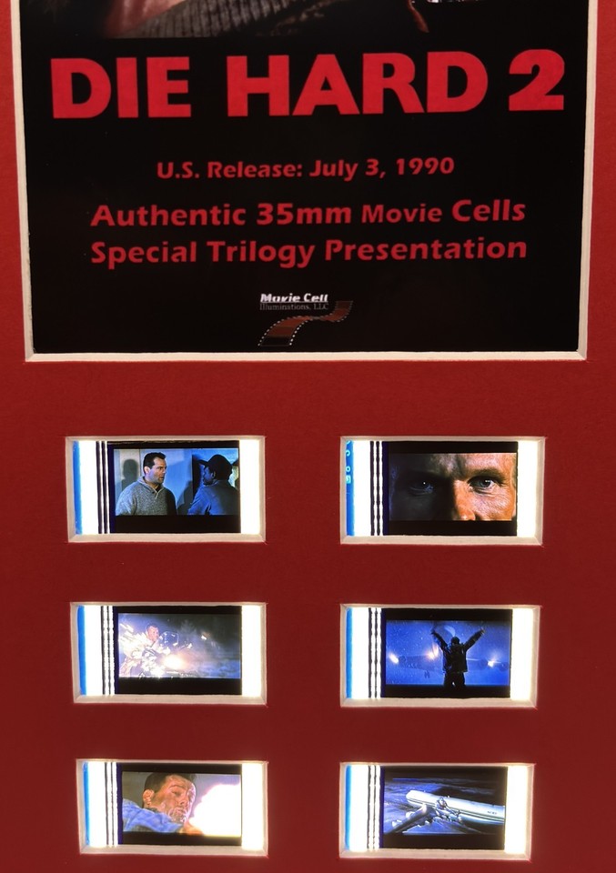 DIE HARD TRILOGY 35mm Movie Film Cell Lighted Display, w/COA, metal ...