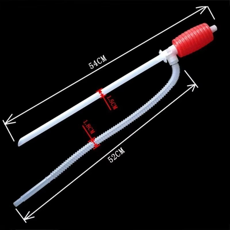 Manual Hand Syphon Siphon Pump - Liquid Transfer Water Petrol & Diesel ...
