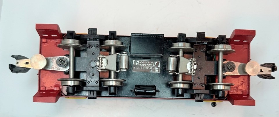 Right-of-Way Industries O-Gauge B&O 3-rail Smoking Caboose #285. SEE ...