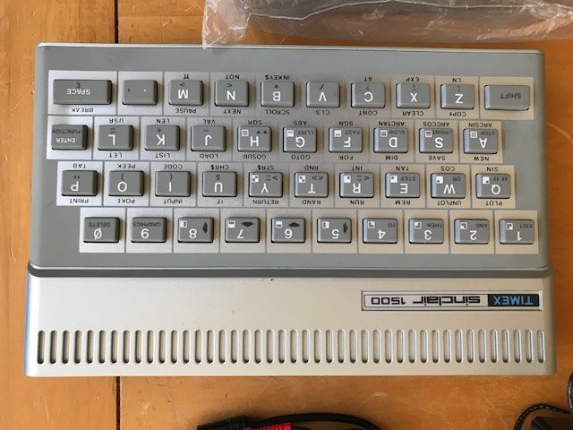 Vintage Timex Sinclair 1500 Computer with Training Manuals Sold As Is ...