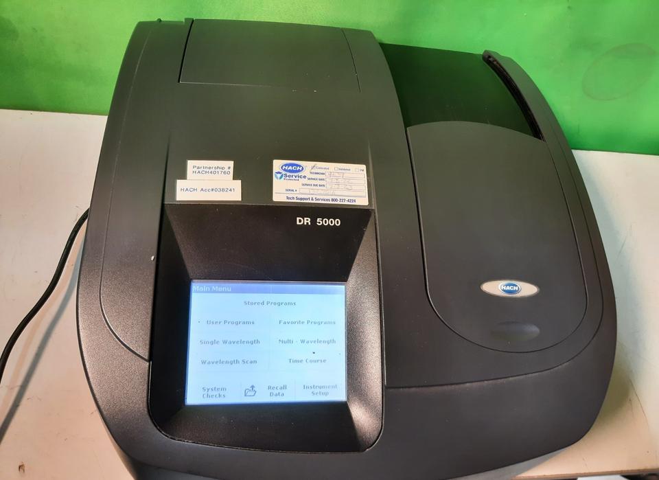 Hach DR 5000 UV-Vis Spectrophotometer | eBay