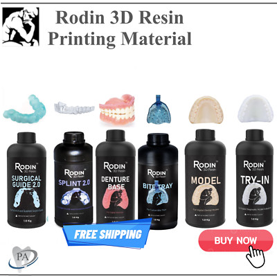 3D Rodin Resin Printing Materials, Denture Base, Clear Bite Splint ...