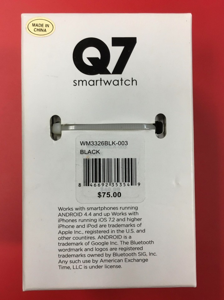 Q7 SMART WATCH Brand New , NEVER OPENED | eBay