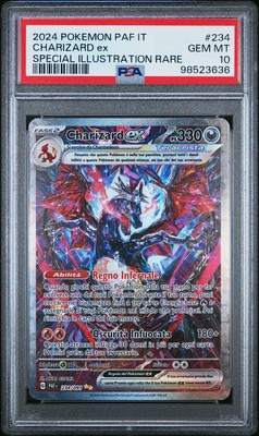 Charizard Ex PAF 234/091 ITA PSA10 Pokemon Destino di Paldea | eBay