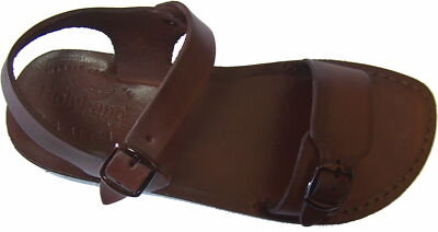 Holy Land Market Unisex Leather Biblical Sandals (Jesus - Yashua ...
