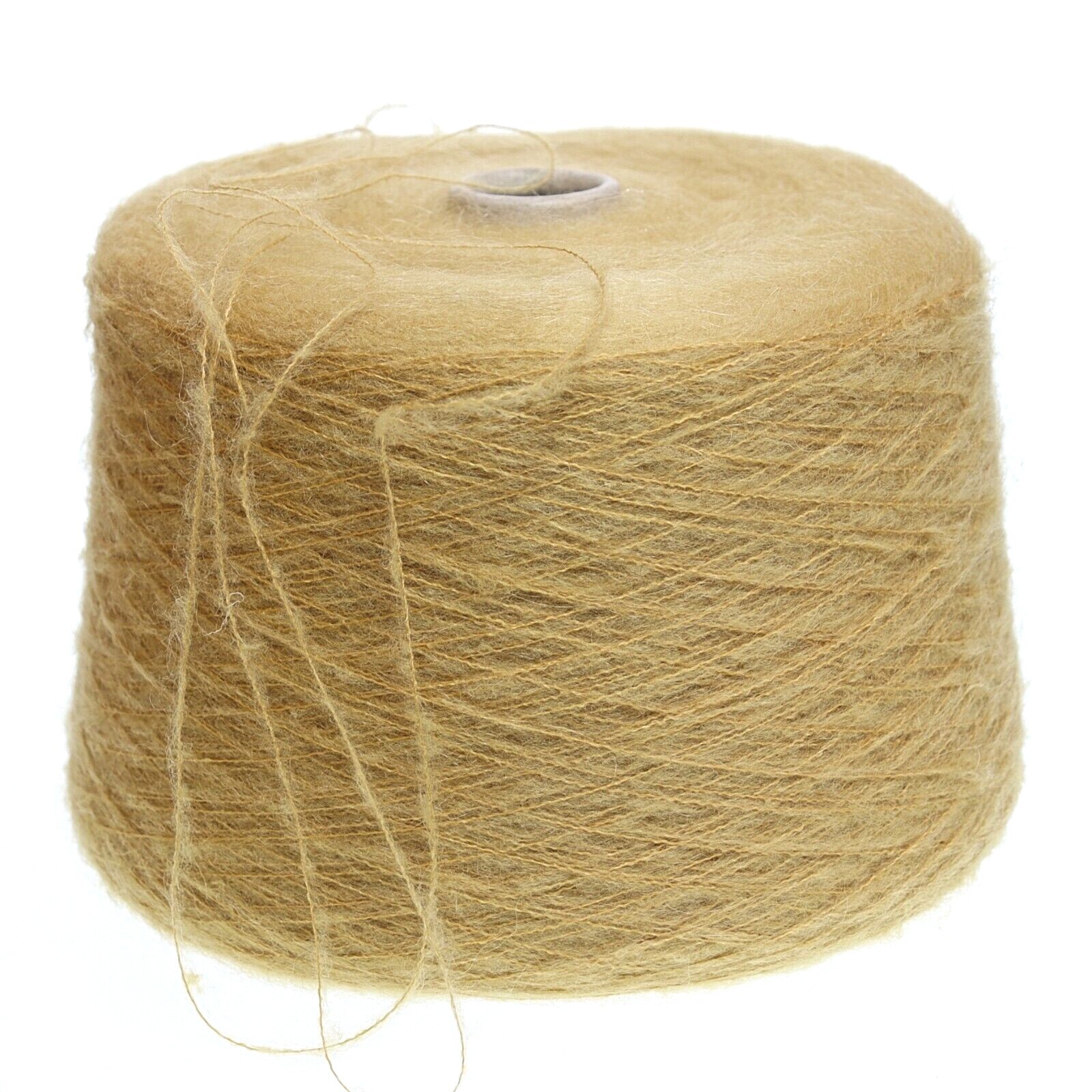 (19,90€/kg) Mohair Wolle Senf Garn Stricken Strickwolle Konen /A16a ...
