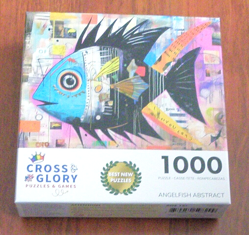 Cross and Glory "Angelfish Abstract" 1000 Piece Puzzle | eBay