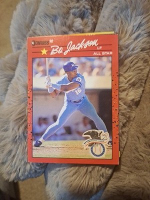 1990 Donruss Bo Jackson *Double Error Card* (No Dot & No TM on Logo ...