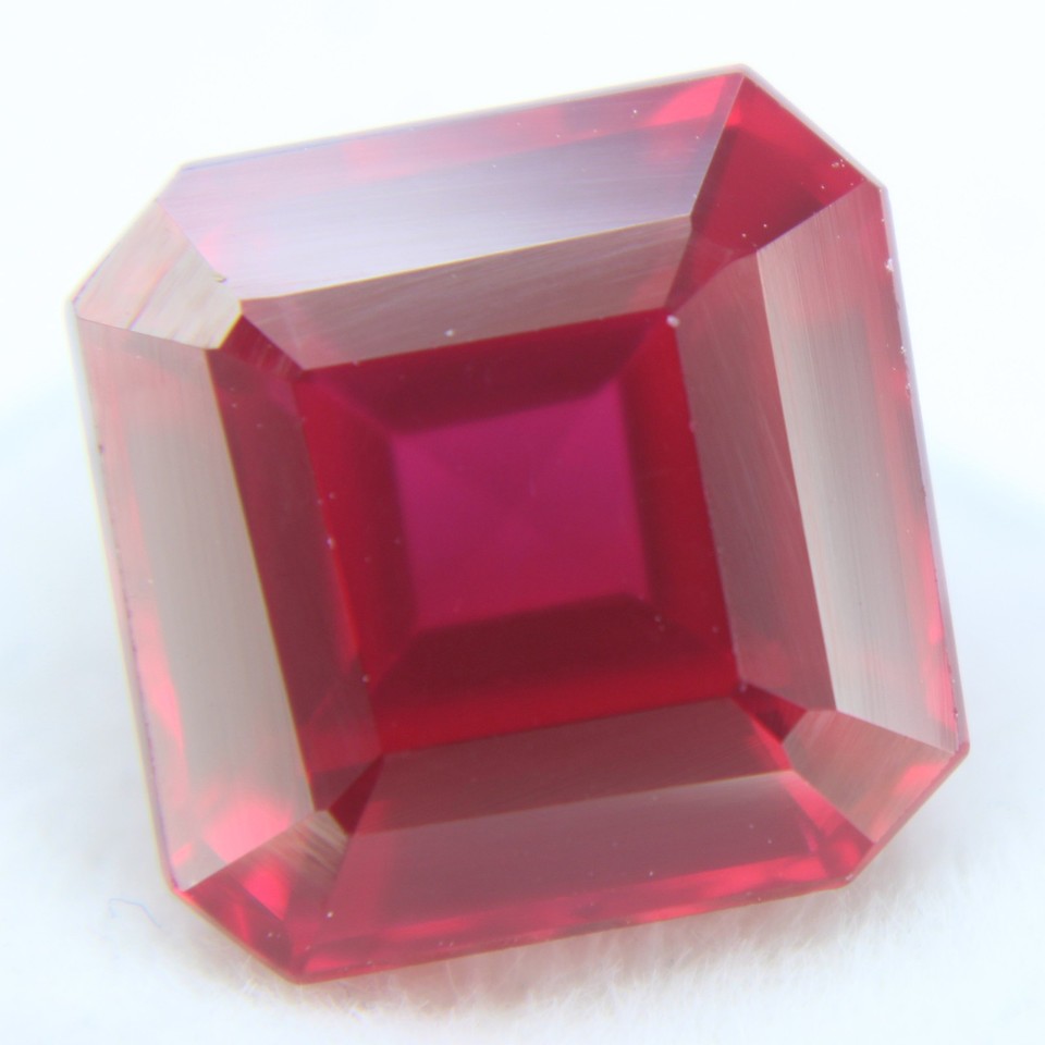 8.30 Ct Certified Natural Ruby Red Eye Clean Emerald Shape Loose ...