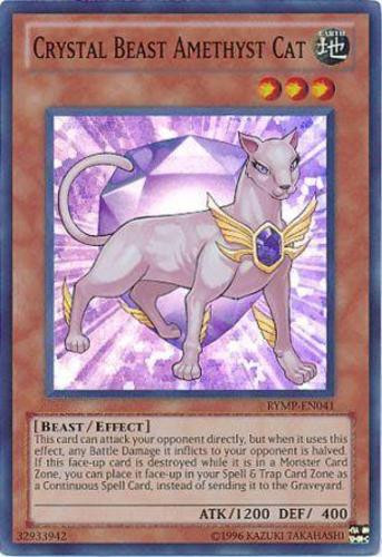 Crystal Beast Amethyst Cat - RYMP-EN041 - Super Rare - Unlimited ...