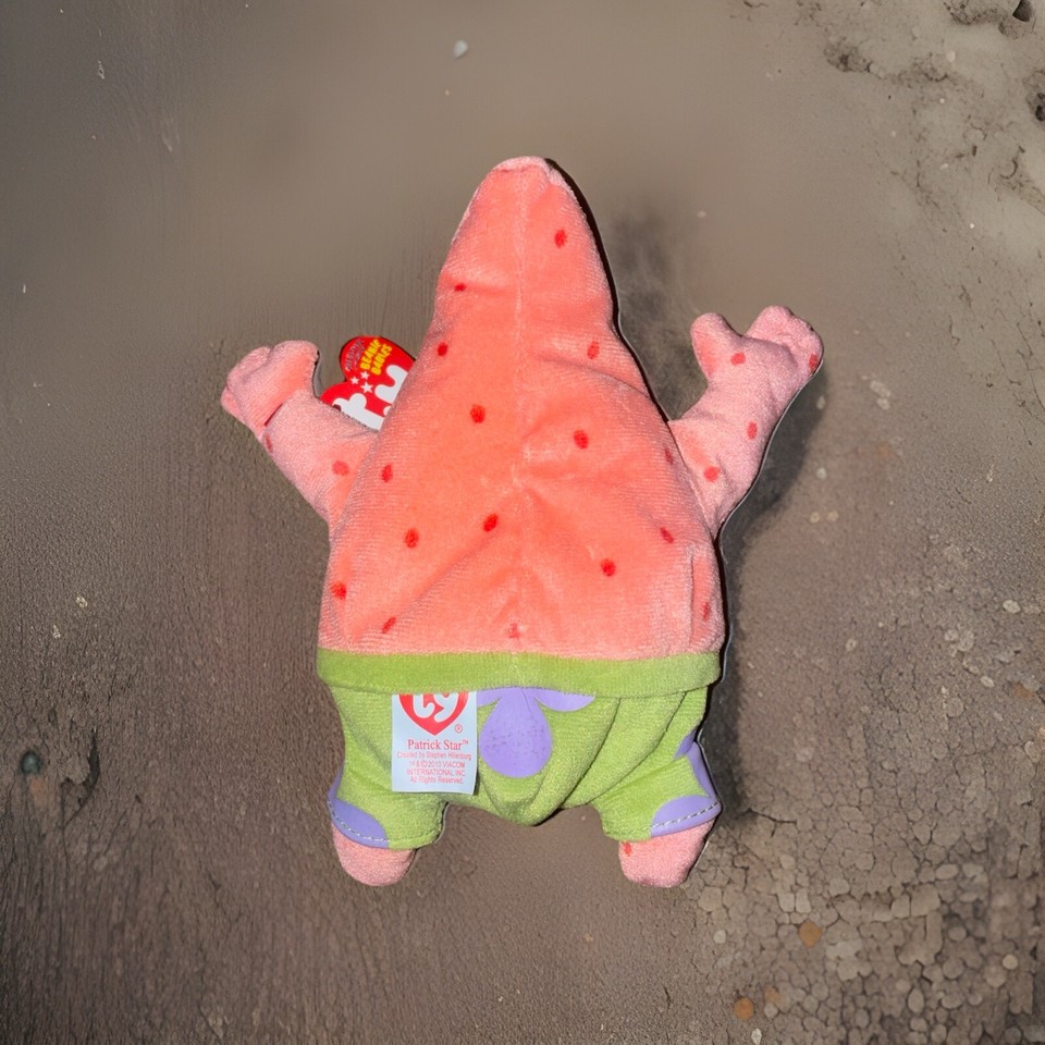 Patrick Star Ty Original Beanie Baby 2004 With Tag Nickelodeon. | eBay