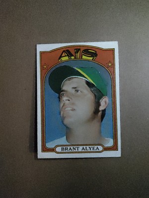 1972 Topps ** Baseball #383 Brant Alyea - Oakland Athletics - ex free ...