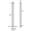 Vertical Horizontal Central Heating Radiator Traditional Oval Column ...