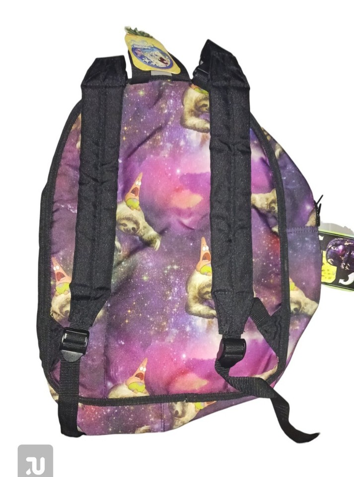 NWT Flip Pack Backpack SpongeBob Patrick Sloth Galaxy Reversible ...