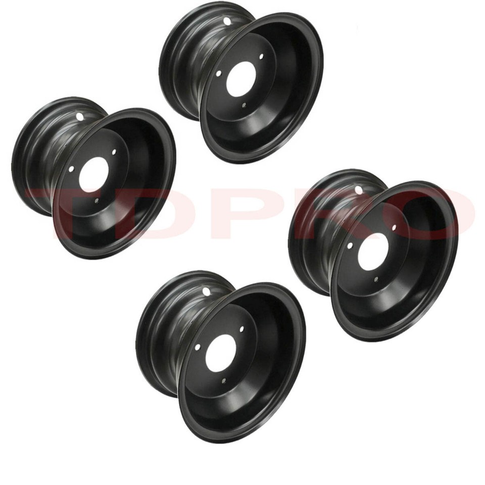 7" Wheels 16x8-7 Tire 3, 4 Lug Bolt Rim ATV Quad Go Kart Taotao Mini ...