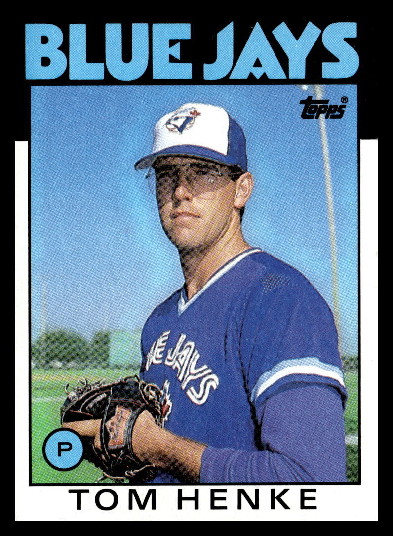 1986 Topps #333 Tom Henke Toronto Blue Jays Baseball Card | eBay