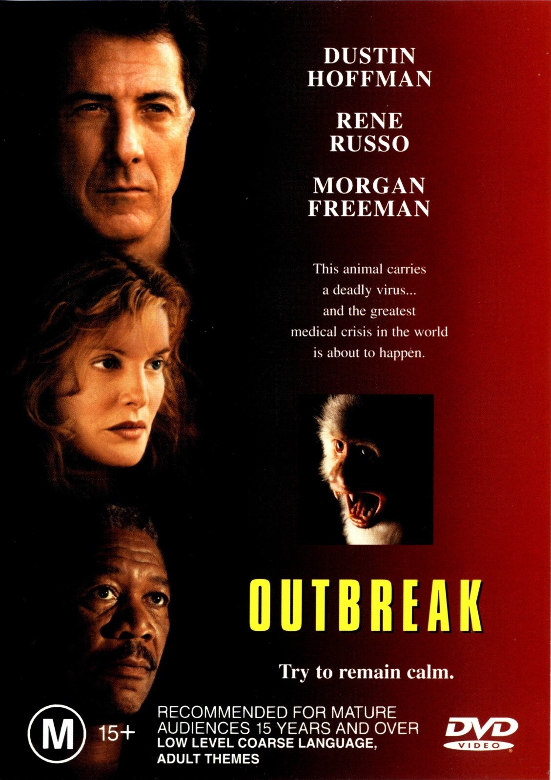 OUTBREAK (1995) New Dvd MORGAN FREEMAN DUSTIN HOFFMAN *** | eBay