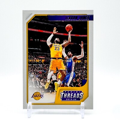 2020 Panini Chronicles Threads Basketball LeBron James #86 - Lakers | eBay