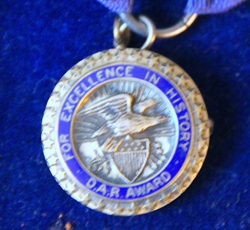 DAR Daughters Of The American Revolution Excellence in History Sterling ...