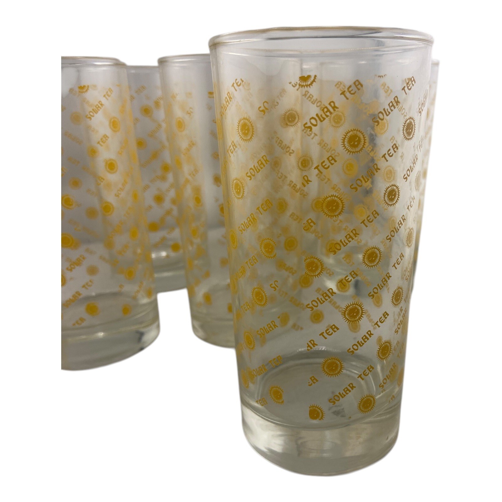 Solar Sun Tea Maker Glass Jar Canister w/ Domed Lid 1970's Vintage W/ 6 ...