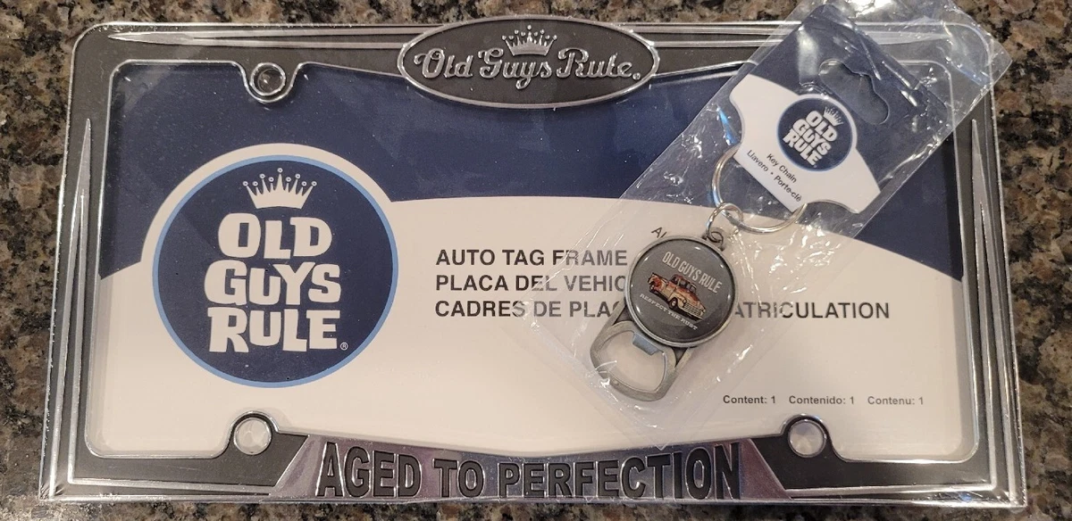 Old Guys Rule License Plates