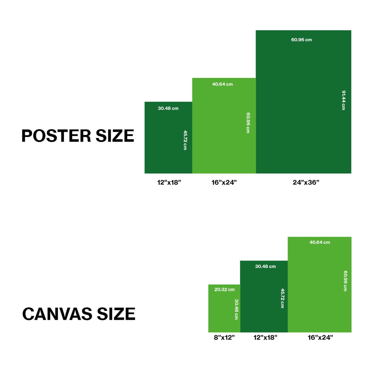 Vertical Poster Size