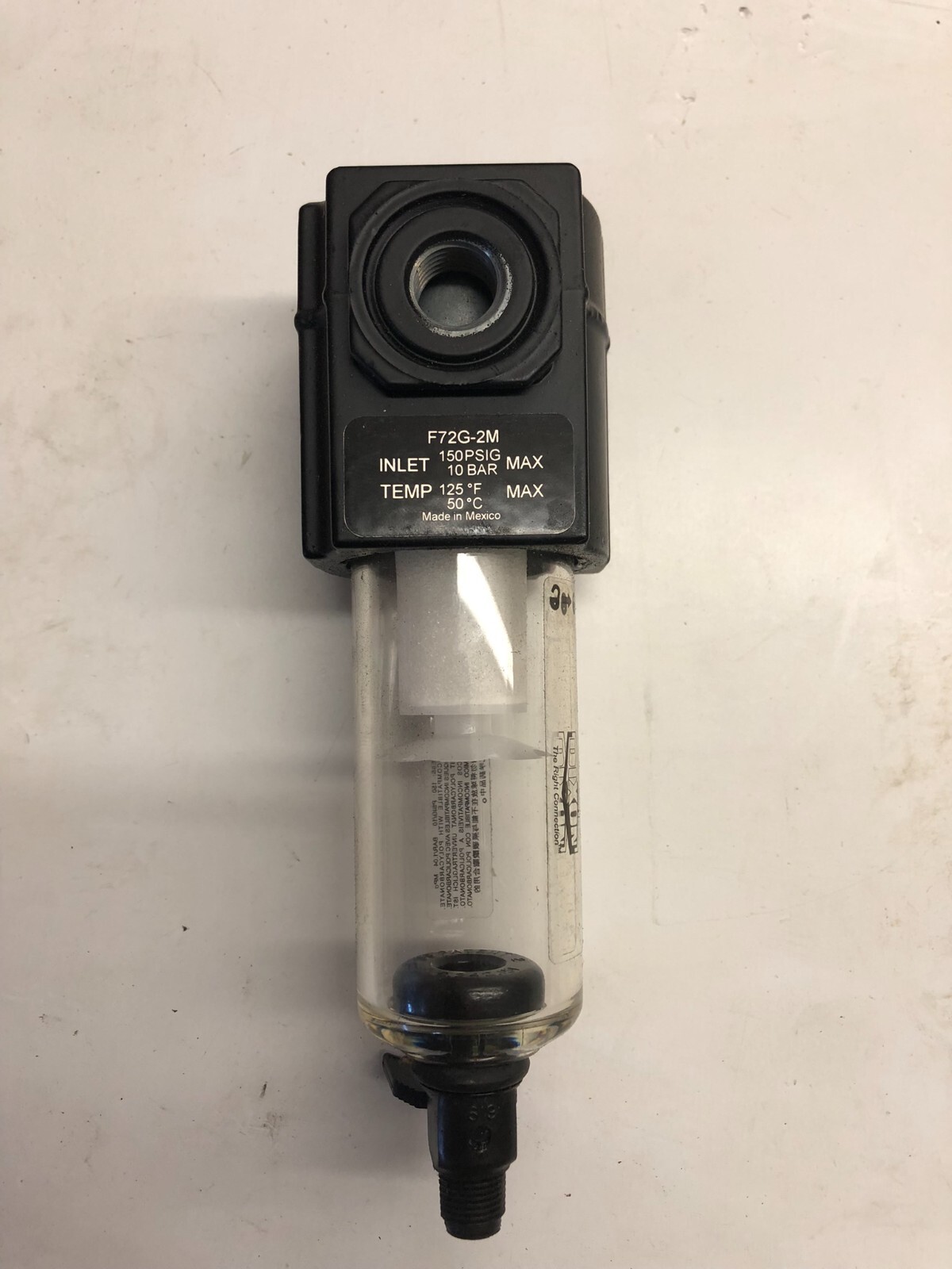 F72G-2M Dixon Sub Compact Airline Filter Series-1 1/4" 150 PSIG New old ...