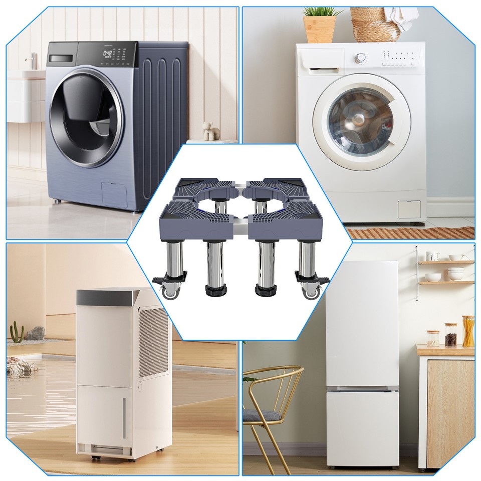 Stainless Steel Washer Pedestal Dryer Stand Pedestal Washing Machine ...
