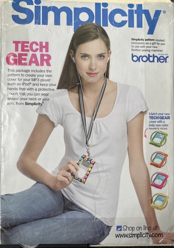 Simplicity Sewing Pattern 0541 Tech Gear MP3 Player Holder Cover Around ...
