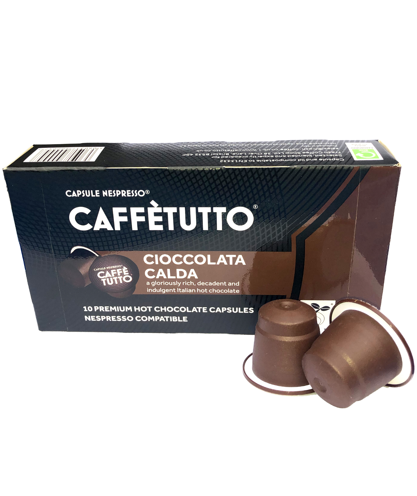 30 Caffètutto genuine Italian Nespresso Pods - Hot Chocolate (3 x10 ...