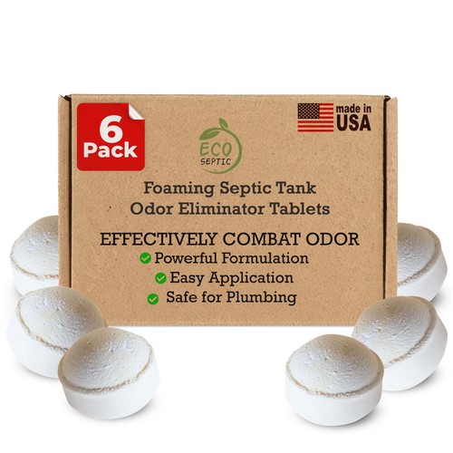 Septic Tank Odor Eliminator Tablets - Drain Field Odor Neutralizer ...