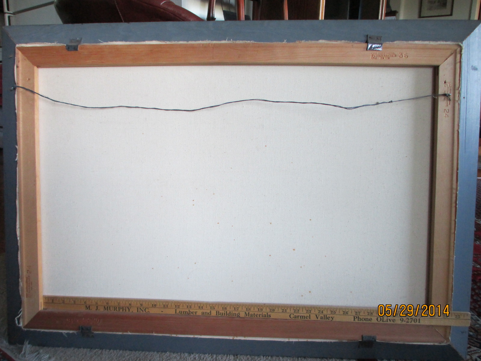 Landscape Painting, Winter Ranch Scene on the Plains, Signed Coffelt 68 ...