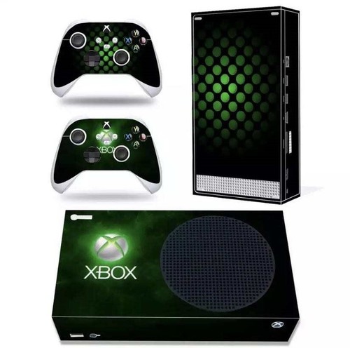 XBOX GREEN DESIGN Xbox Series S Vinyl Skin STICKER Protector Console ...