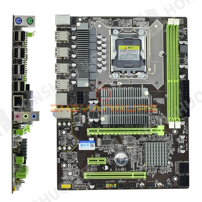 1PCS NEW Hongshuo X58 Pro PC Desktop Computer Gaming Motherboard LGA ...