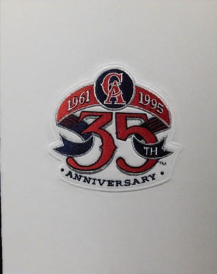 California Angels 1961/1995 35th Anniversary Replica Sleeve Emblem ...