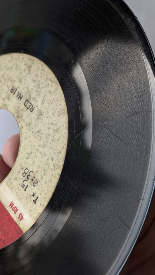 Acetate Unknown Artist TEEN BOPPER Red Hair BELL 1963 Vinyl 7" 45RPM G+ ...