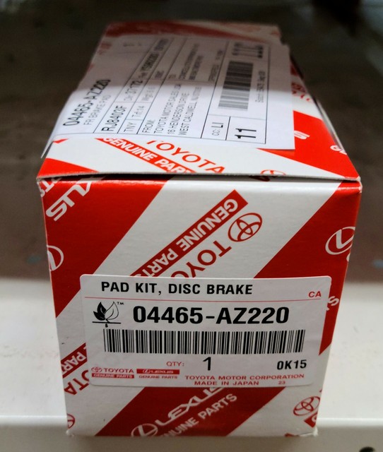 Toyota 044650C020 Genuine OEM Brake Pads for sale online | eBay
