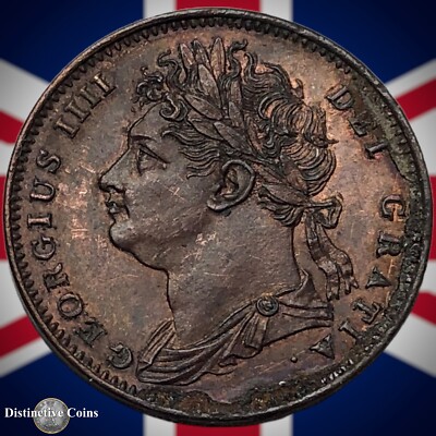 Great Britain 1825 Farthing 1/4d GB3298 | eBay