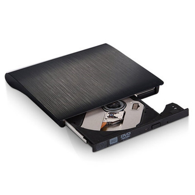 USB 3.0 Slim External 8X DVDRW DVD CD RW ROM Writer Burner Drive Case ...